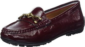 Geox Femme D Cosmopolis + Grip Moccasin, DK Burgundy, 37 EU