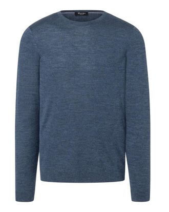 Maerz Rundhals-Pullover aus extrafeiner Summer Merinowolle in