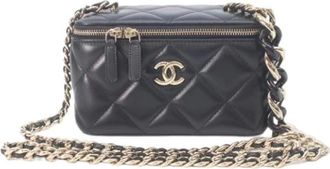 Chanel Sac bandouli&egrave;re vintage Pre-owned - Femme - Pre-owned - Noir - Taille: ONE Size