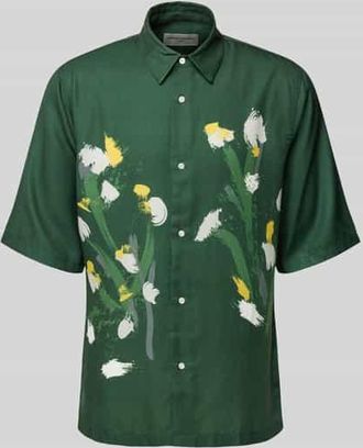 Officine G&eacute;n&eacute;rale Freizeithemd mit Kentkragen