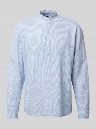 Mc Neal Regular Fit Freizeithemd aus Leinen-Baumwoll-Mix