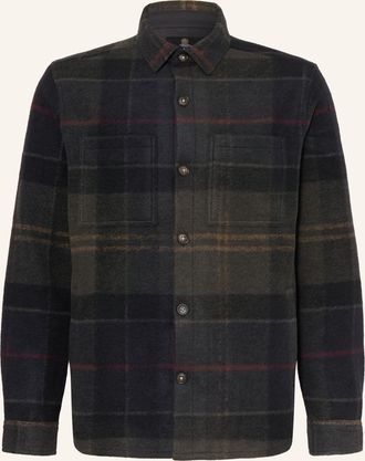 Barbour Flanell-Overshirt Woodlane gruen