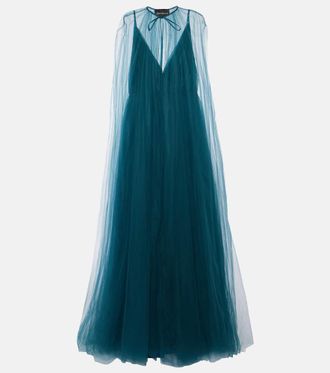 Costarellos Robe longue Cassandra en tulle