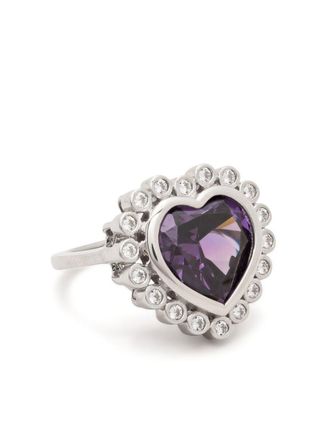 Numbering bague Heart en argent Sterling