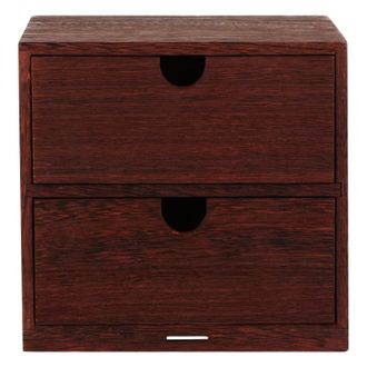 Valiclud Aufbewahrungsbox aus Massivholz Vintage Stil mit Desktop Organizer f&uuml;r Kosmetik und Kleinigkeiten Dekorative Aufbewahrung f&uuml;r B&uuml;ro und Zuhause