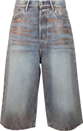 Acne Studios Femme, Jeans, Multicolore, Taille: 38 FR Glitter Denim Shorts