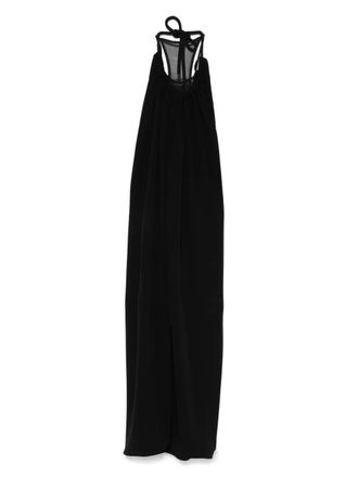 Sportmax robe Alceste &agrave; coupe mi-longue - Noir