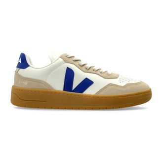 Veja Femme, Chaussures, Beige, Taille: 38 EU V-90 O.t. Leather Baskets