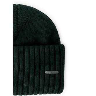 Stetson Bonnet &agrave; large revers en laine