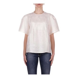 Max Mara Damen, Blusen & Hemden, Beige, SGr&ouml;&szlig;e