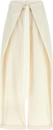 Darkpark Darkpark - Stella Tie Front Pants - Femme - Pantalons - Blanc - Taille: 36 FR