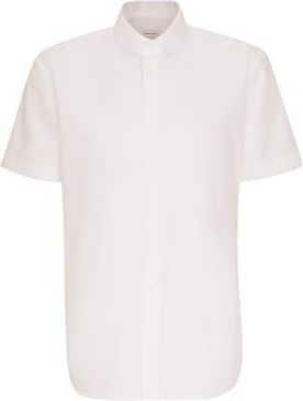 Seidensticker Chemise business homme Seidensticker - coupe ajustée - sans repassage - col Kent - manches courtes - 100% coton