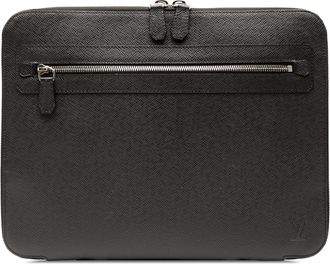 Louis Vuitton Louuis Vuitton Black Taiga Vladimir Portfolio