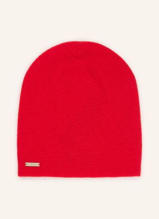 Seeberger Seeberger Cashmere-M&uuml;tze rot