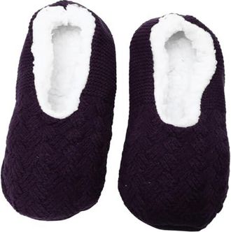 Beaupretty Femme Épaissis Laine Doublure Peluche Chaude Pantoufles Intérieures Hiver Confortables et Durables