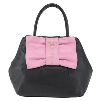 Prada Pre-owned Bow tote - - Pre-owned - Damen - Schwarzk - ONE SIZE