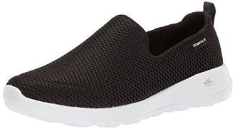 Skechers Womens Go Joy Walking Shoe, Black/White, 36 EU