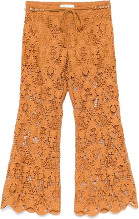 Zimmermann Coco Lace Flared Trousers