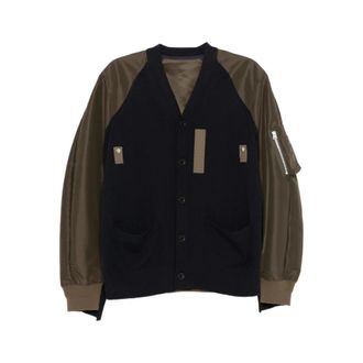 sacai Sweater Sacai - - Jackets - Herren - Gr&uuml;n - S