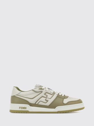 Fendi Baskets Homme couleur Vert Sauge