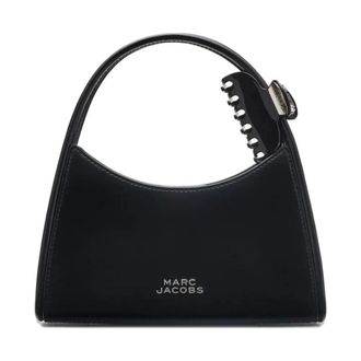 Marc Jacobs Femme, Sacs, Noir, Taille: ONE Size Patent Finish Top Handle Bag