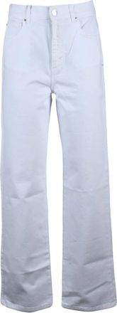 Marella Femme, Jeans, Blanc, Taille: 38 FR Wleg 1 Bis Wide Jeans