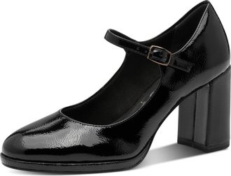 Tamaris Damen Pumps Vegan schwarz 37