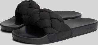 Tommy Hilfiger Badesandale mit geflochtenem Riemen