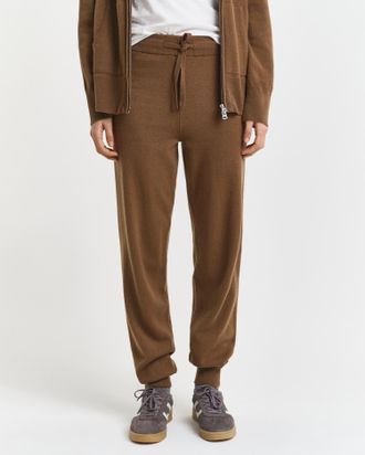 GANT Damen Strickhose aus superfeiner Lambswool (XXXL) WARM KHAKI