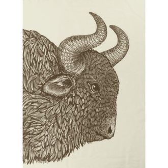 Inouï Editions Wolldrucksschal - Weiß