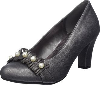 Andrea Conti Damen Pumps, Altsilber, 39 EU