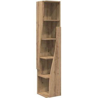 vidaXL Meuble dangle Ch&ecirc;ne artisanal 27,5x27x140cm Bois ding&eacute;nierie vidaXL