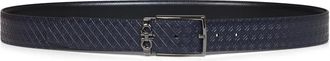 Ferragamo Homme, Accessoires, Noir, Taille: 100 CM Reversible And Adjustable Gancini Belt