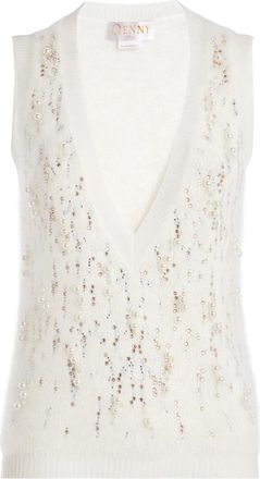 Genny Genny Pullover - - Knitwear - Damen - Wei&szlig; - 2XS