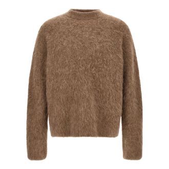 S&eacute;fr Haru Pullover - - Knitwear - Herren - Braun - XL