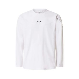 Oakley Homme, Tops, Blanc, Taille: XL T-shirt performance &agrave; manches longues