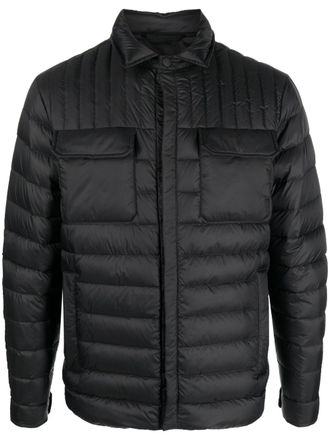 Kiton surchemise à design matelassé - Noir