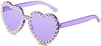 Generic Fashion Love Hommes et Femmes Lunettes de soleil de rue Vacances en plein air Décoration de mariage (couleur : B, taille : moyen) 2026, b, Taille uniq