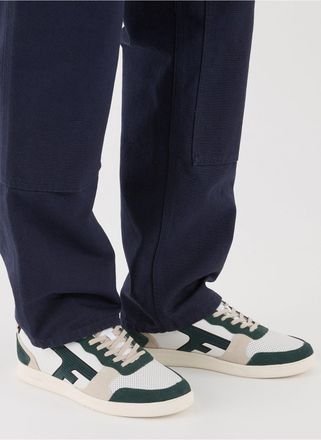 Faguo Baskets en cuir m&eacute;lang&eacute;