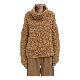 Elisabetta Franchi Pullover aus Fleecestoff - - Sweatshirts & Hoodies - Damen - Beige - S
