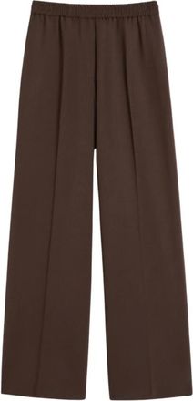 Max Mara Femme, Pantalons, Brun, Taille: 36 FR Pantalon Élégant pour le Week-end
