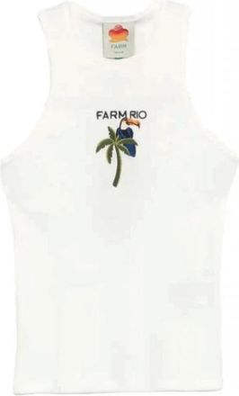 Farm Rio Farm Rio, Femme, Tops, Blanc, Taille: 40 FR Farm RIO - Hauts