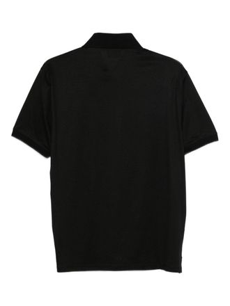 Emporio Armani Cotton Polo Shirt - Black