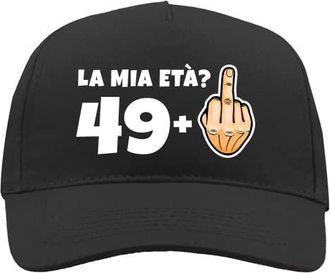 Generico Casquette 50 Ans Dr&ocirc;le Anniversaire Homme Femme Gadget Cadeau V&ecirc;tements - Doigt Moyen 50 Ans, 50 ans, Taille Unique