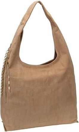 Fredsbruder Cuir sac &agrave; &eacute;paule Velvet Wild Hobo Camel marron clair