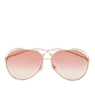 Fendi Pre-owned Ff0286/S Aviator Sonnenbrille - - Pre-owned - Damen - Rosa - ONE SIZE