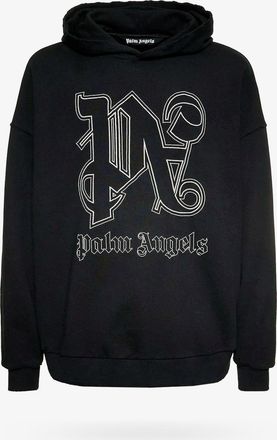 Palm Angels Organic cotton sweatshirt with embroidered logo - PALM ANGELS - gender_Man