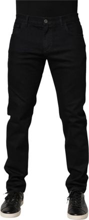 Dolce & Gabbana Homme, Jeans, Noir, Taille: L Jeans Slim-fit