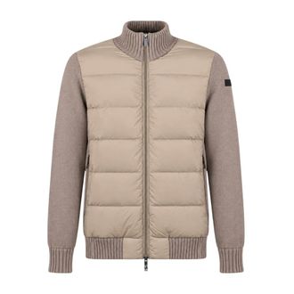 Roberto Ricci Design Veste hybride Wool Cash 7 Duck Soft Knit - Homme - Vestes - Beige - Taille: L