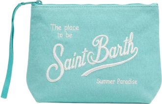 MC2 Saint Barth Femme, Sacs, Bleu, Taille: ONE Size Aline Piquet Clutch Bag